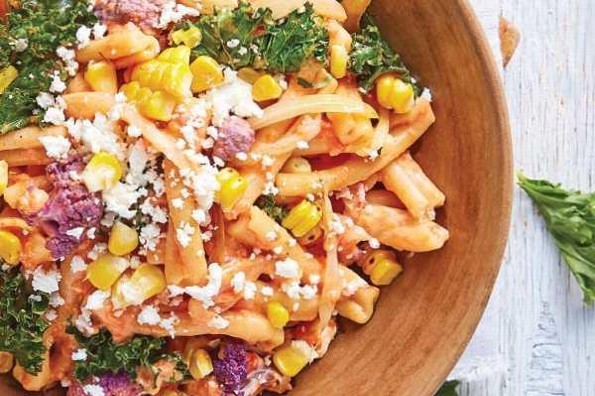 Receta de hoy: Pasta con salsa de pimiento morrón | Fusión 90.1 FM ...